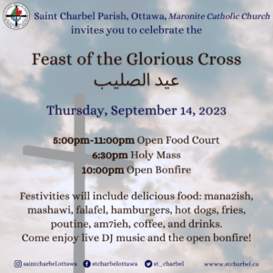 Feast of the Glorious Cross at St. Charbel - Lebanese in Ottawa