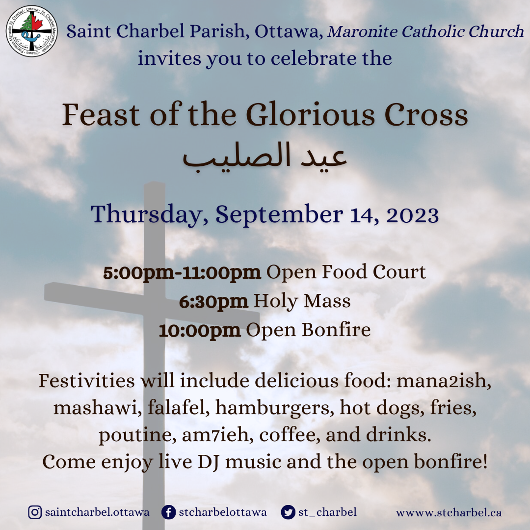 Feast of the Glorious Cross at St. Charbel – Lebanese in Ottawa
